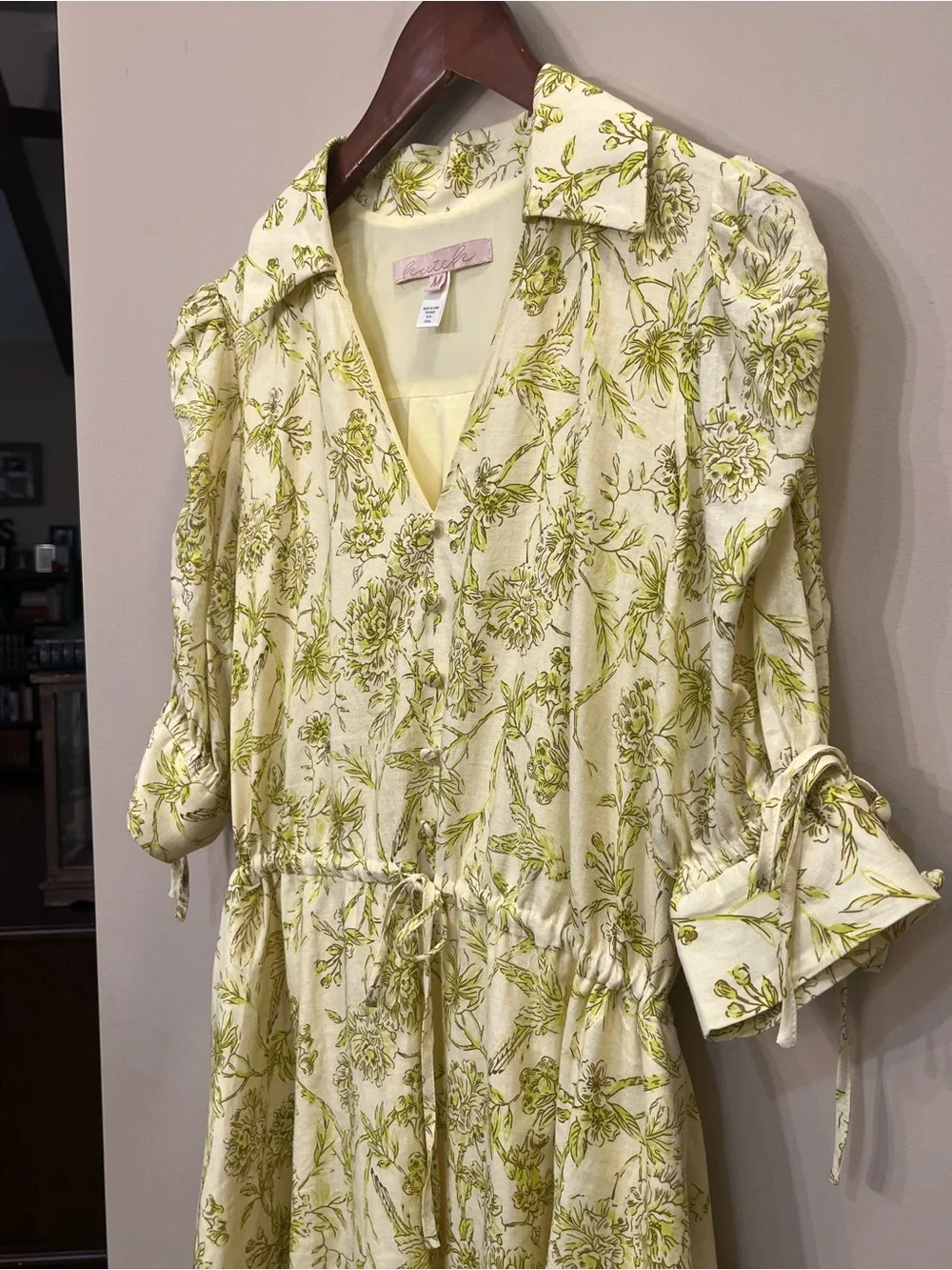 Hutch | Dresses | Hutch Grant Dress Collared Mini Dress Yellow Green ...